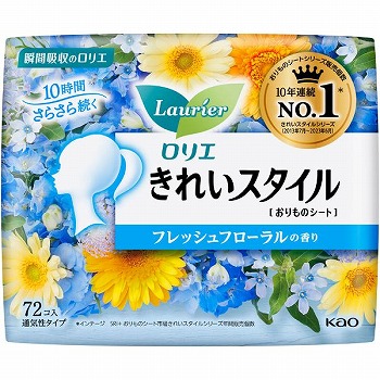 花王 きれいスタイル フローラル 72枚入 | イオン江釣子店 - ネットスーパー