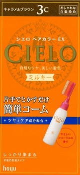 ホーユー シエロ ヘアカラー EX ミルキー 3C キャラメルブラウン 入数